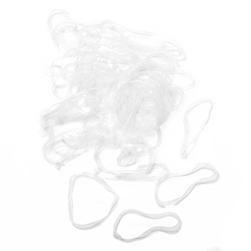 Polybands Clear 52pc | SCUNCI